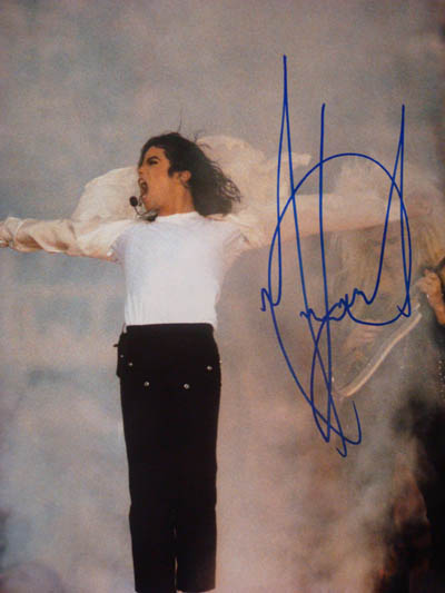 Michael Jackson Real Signature