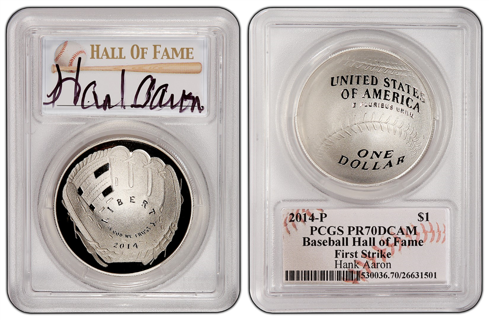 All-Star Line Up For Autographed PCGS Baseball HOF Coin Inserts