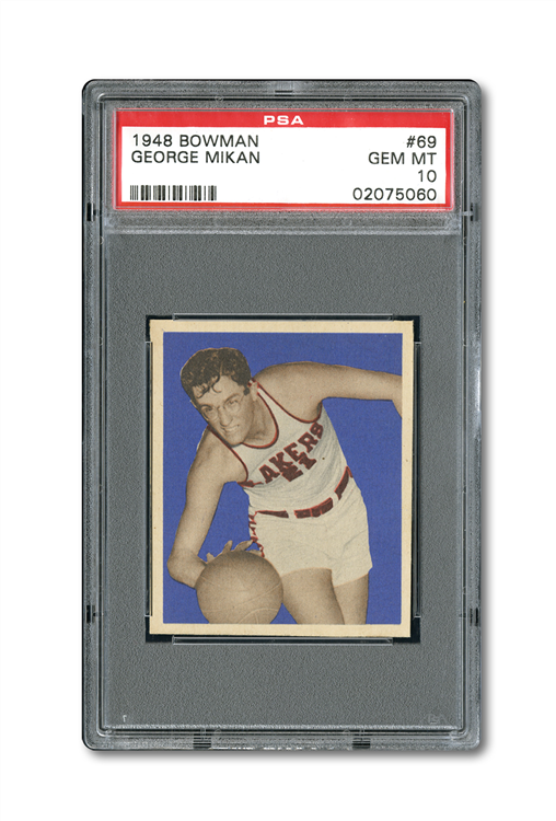 Coveted 1948 George Mikan Rookie Card, Joe DiMaggio's 1951 Yankees Road ...